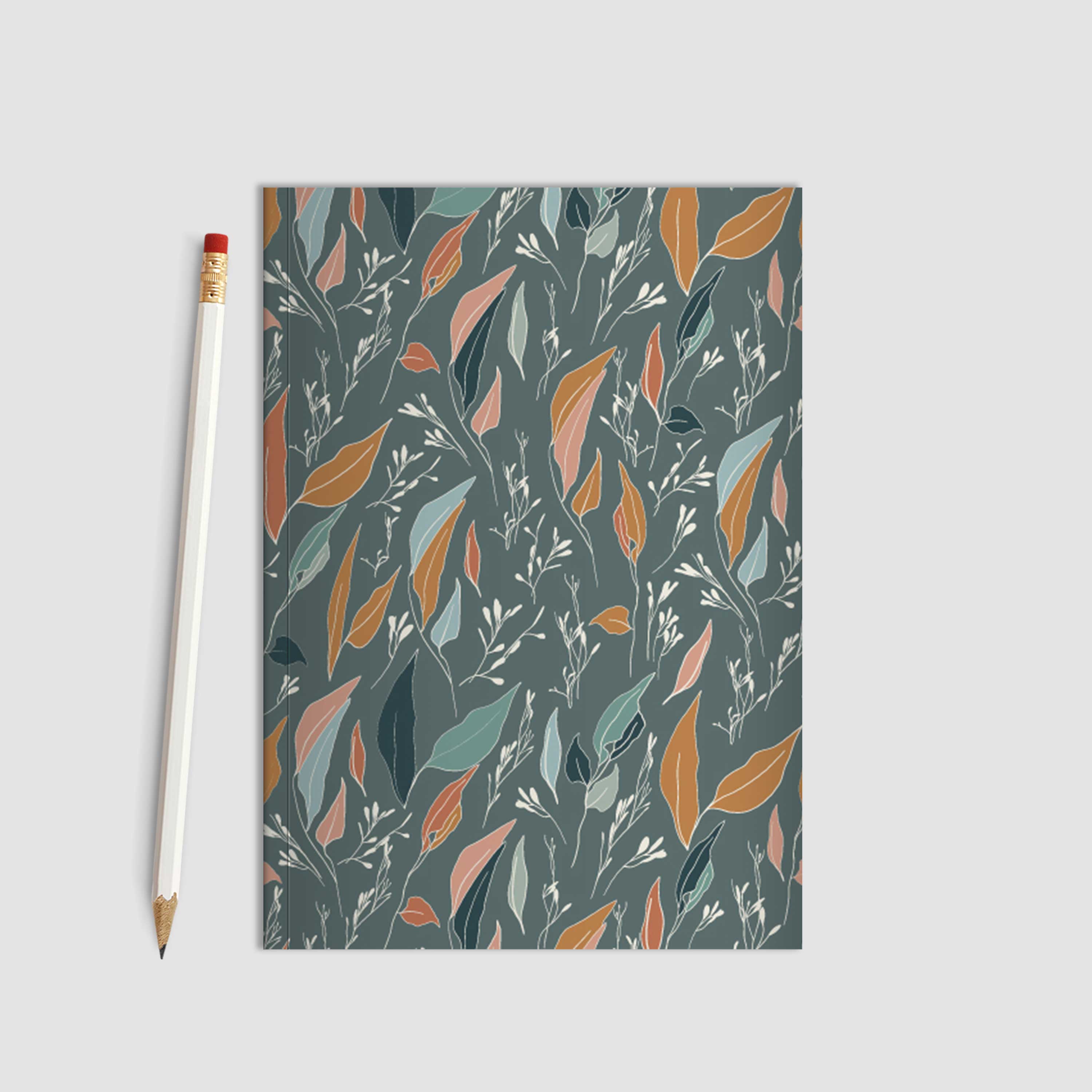 Serenity Flow Leaves Sage Green Journal – Kartoti Designs